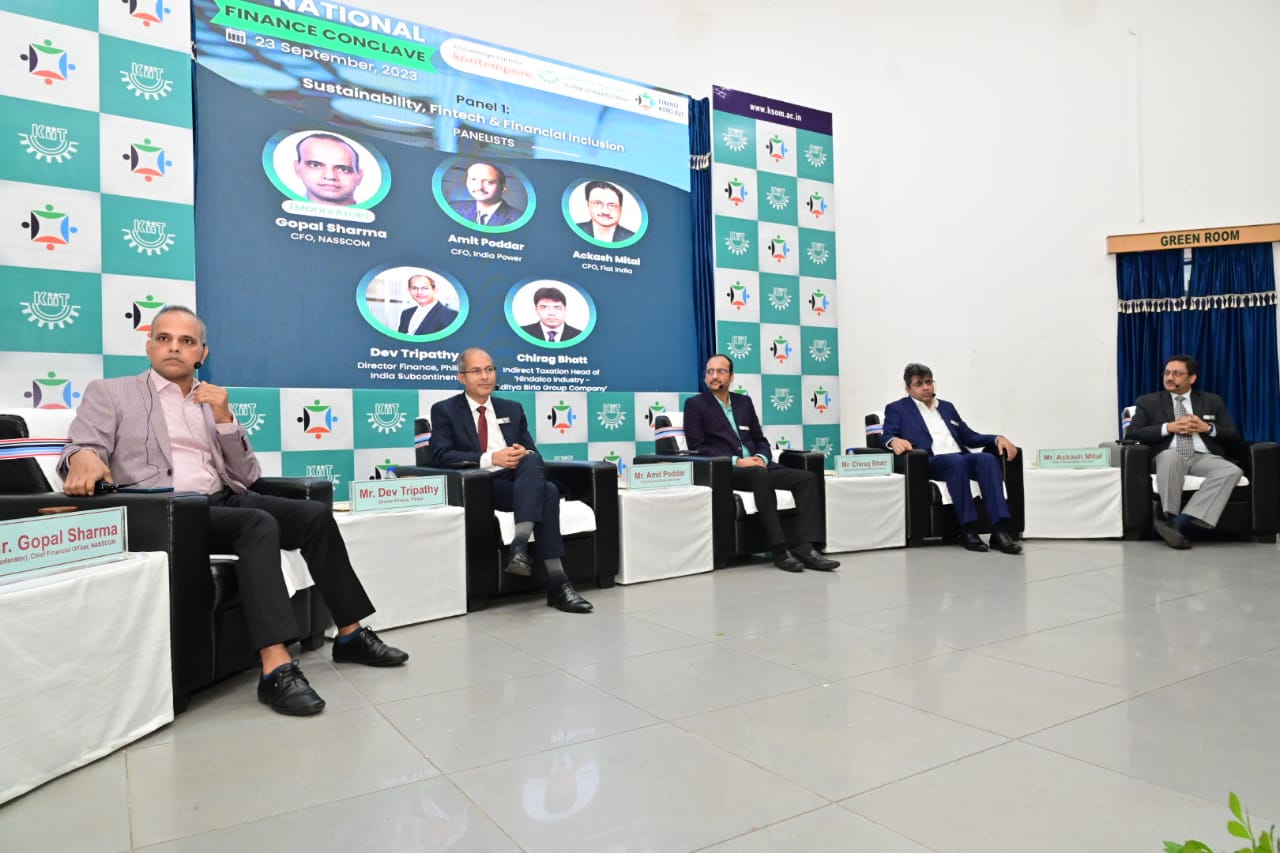 KSOM organized its 14th National Finance Konclave on 23rd September ...